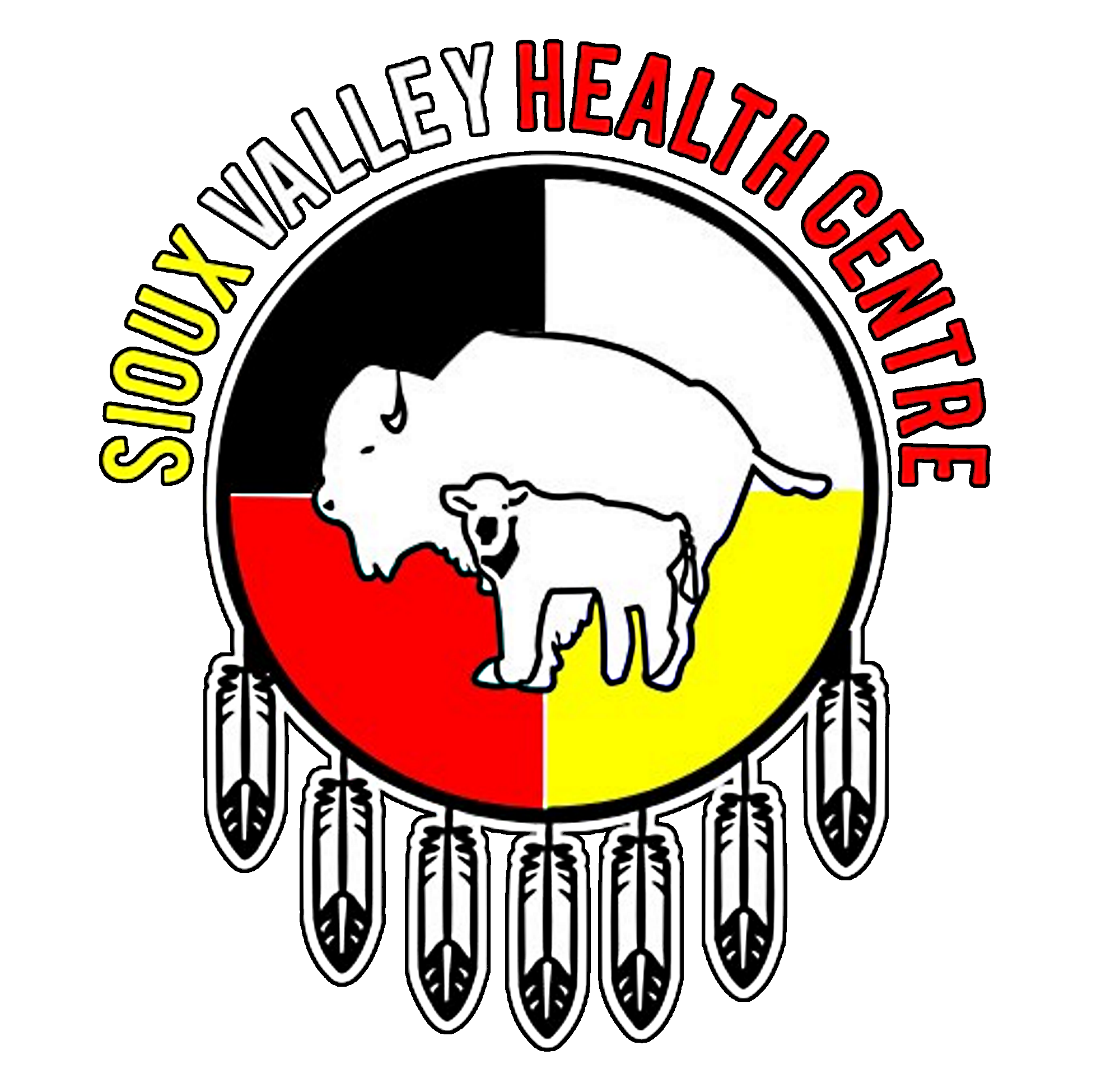 Logo SVDN Health (SQ White) – Sioux Valley Dakota Nation