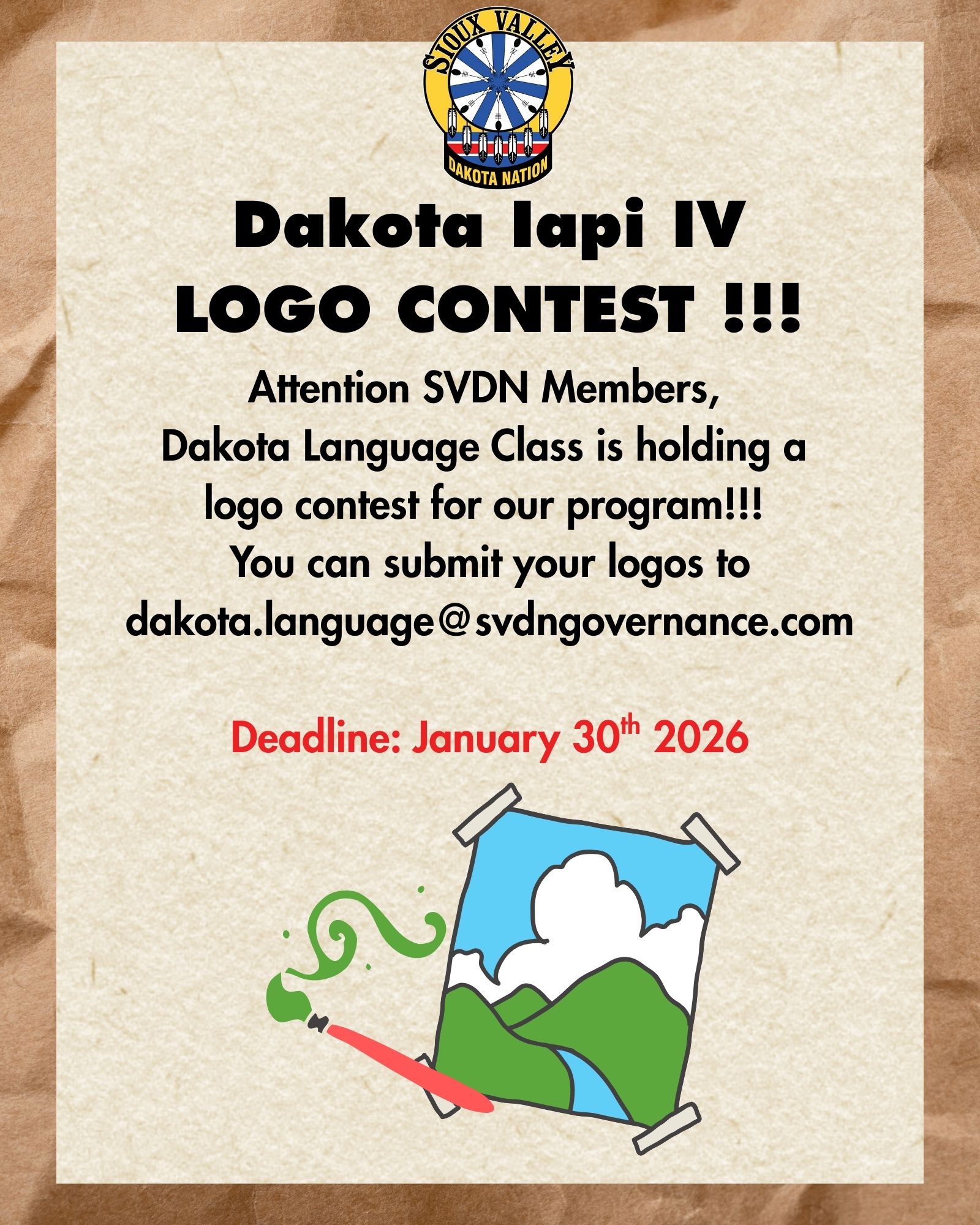 Dakota_Iapi_IV_LogoContest_2026.01.13 – Sioux Valley Dakota Nation