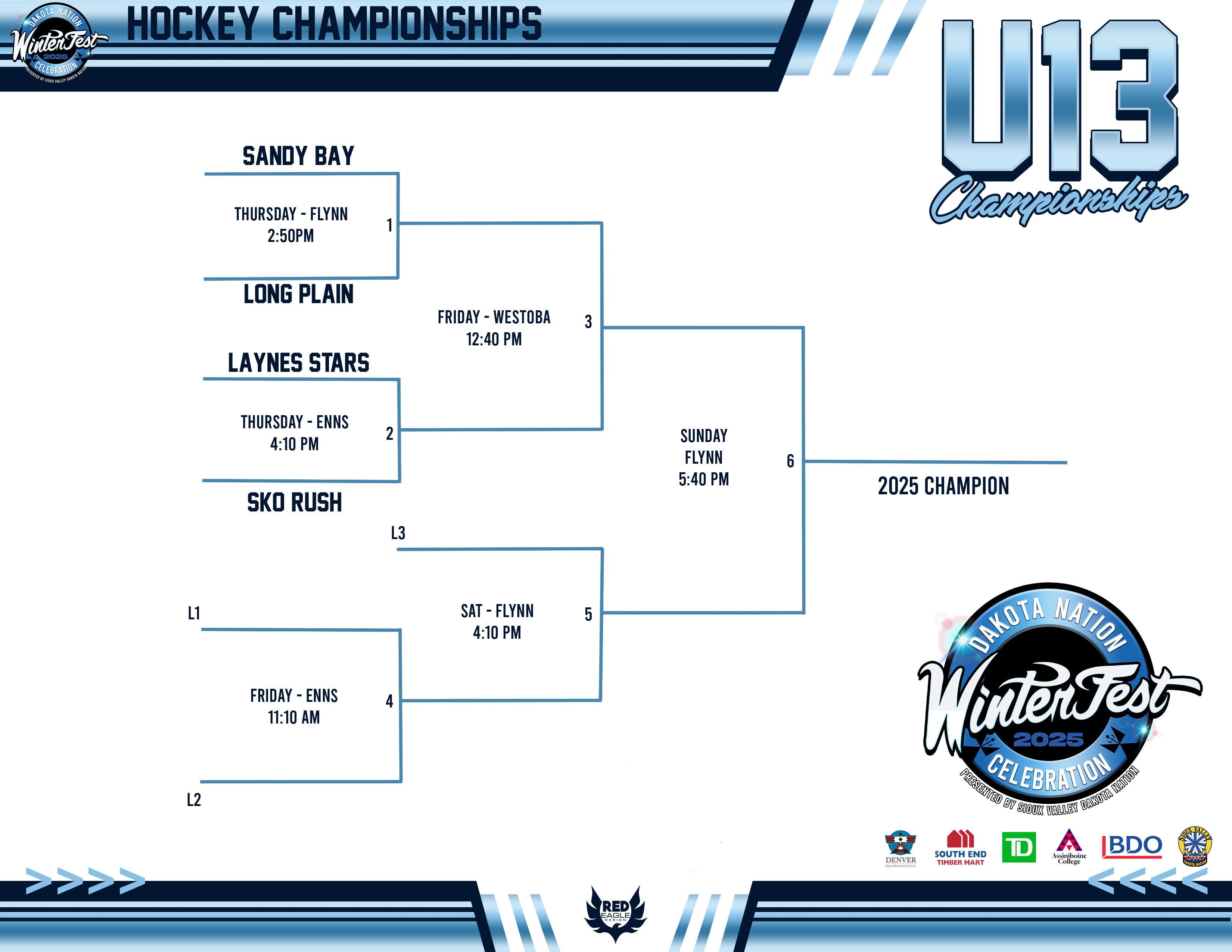 SVDN Winterfest 2025 – Hockey U13 – Sioux Valley Dakota Nation