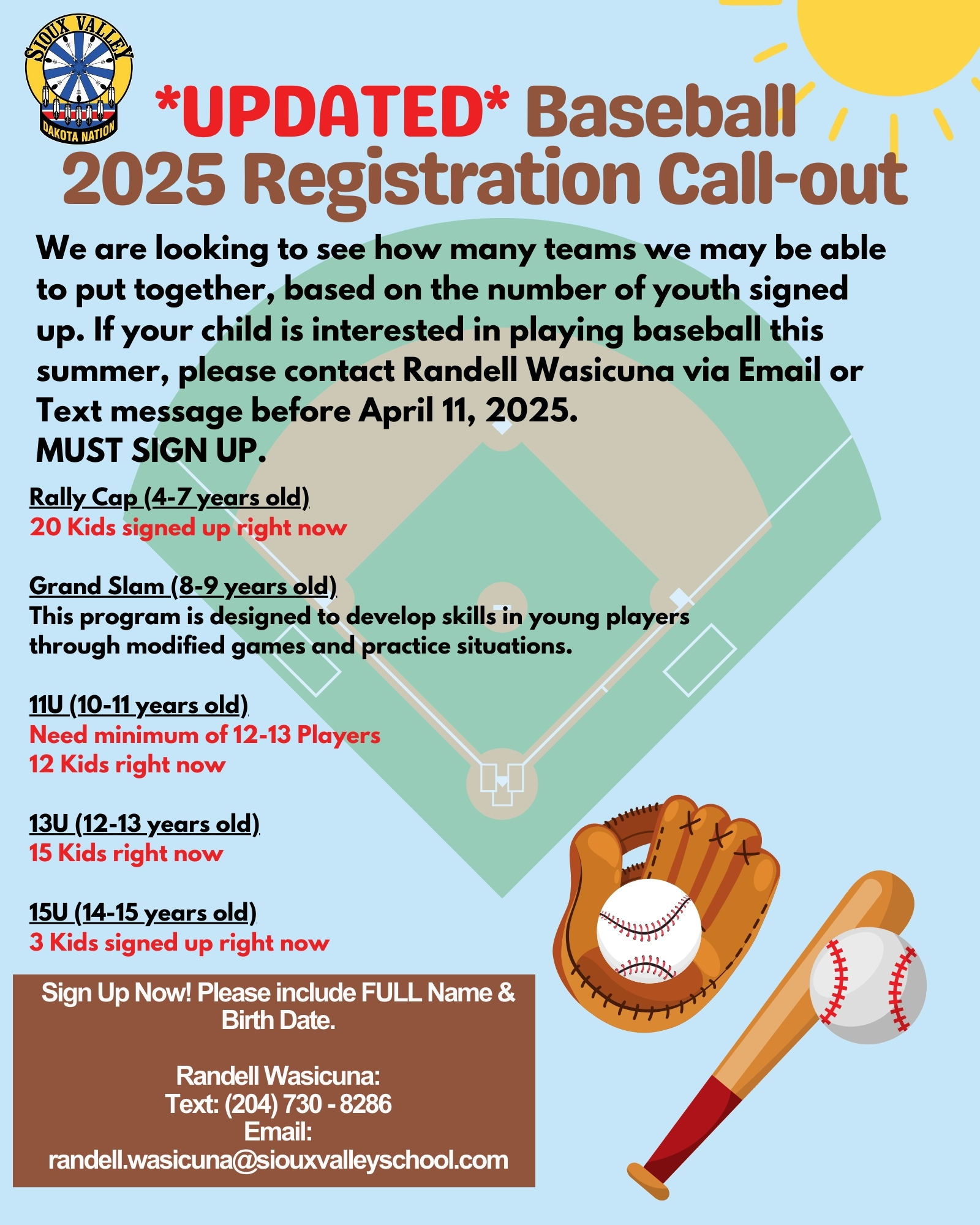 UPDATED_SVDN Youth Baseball Callout (2025.04.11) – Sioux Valley Dakota ...